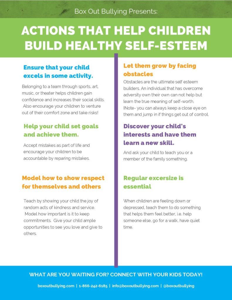Actions That Help Children Build Self-Esteem