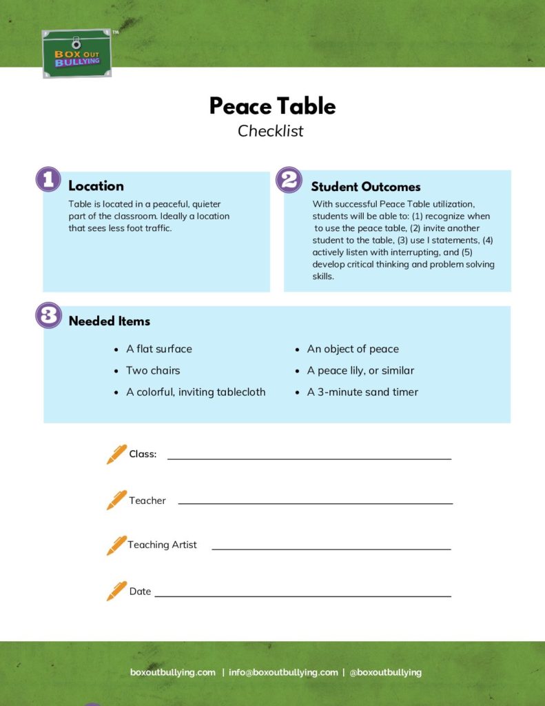 Peace Table